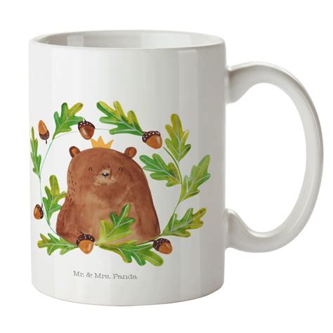 Mr And Mrs Panda Tasse Bär König Weiß Geschenk Becher