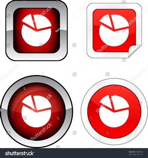 Diagram Web Buttons Vector Illustration Stock Vector Royalty Free Shutterstock