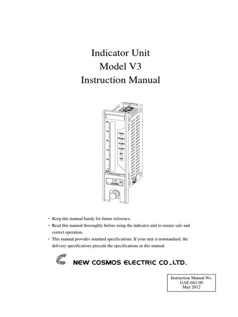 Newcosmosv3manualen Pdf Electrical Connector Electrical