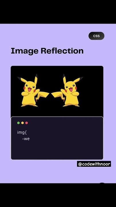 Image Reflection In Css For Beginners Shorts Viralvideo Trending Youtube
