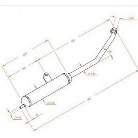 PonziRacing Vespa E Ape Motore Marmitte Sito 0249 MARMITTA