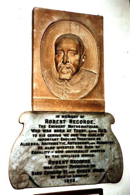 Memorial To Robert Recorde © Tiger Cc By Sa20 Geograph Britain And