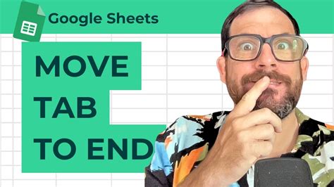 How To Move Tab To End Easily With Apps Script Youtube