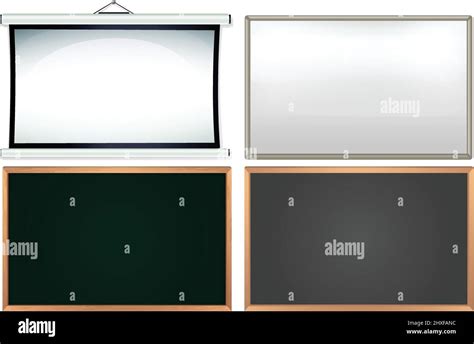 Chalkboard Frames Stock Vector Images Alamy
