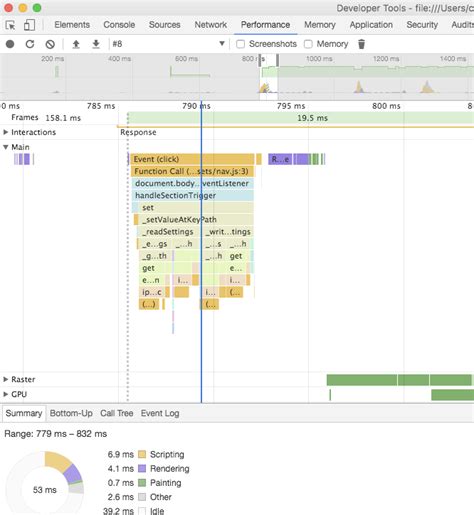 Fail To Profiling Reloading Page At Performance Of Chrome Devtools