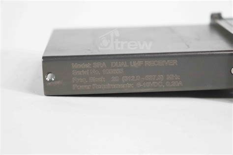 Lectrosonics SRB Receiver 2 Channel Block 20 Trew Audio