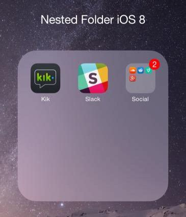 How To Create Nested Folders On IOS 8 IPhone Hacks 1 IPhone IPad