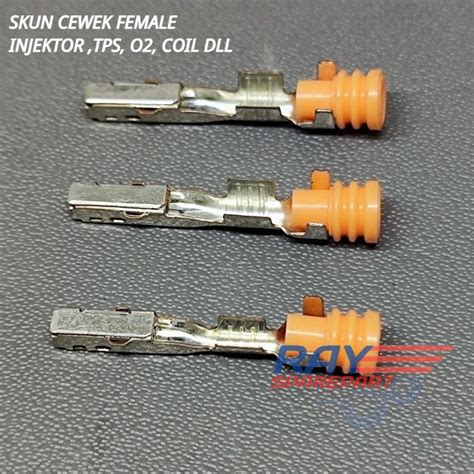 Jual Skun Soket Socket Injektor Tps O Koil Coil Eot Cewek Female Seal Universal Shopee