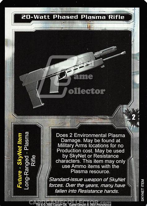 20 Watt Phased Plasma Rifle The Terminator Ccg