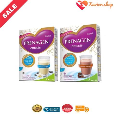 Jual Prenagen Emesis 400gr Vanila Coklat Prenagen Emesis 200gr Rasa