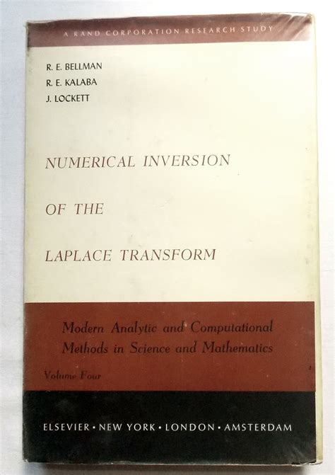 Numerical Inversion Of The Laplace Transform Applications To Biology Economics Engineering