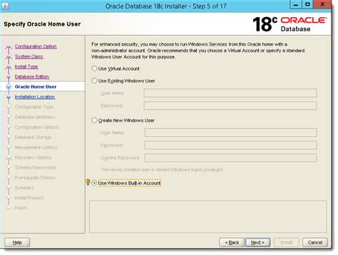 Installing Oracle Database 18c