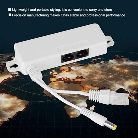 Cctv Poe 익스텐더poe 세퍼레이터 거리 확장 2 포트 10100m Poe 스위치 익스텐더 전원 Ip 카메라 Poe