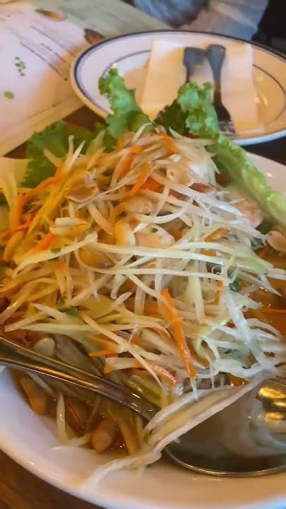 파파야 샐러드최고의 맛shorts Youtube