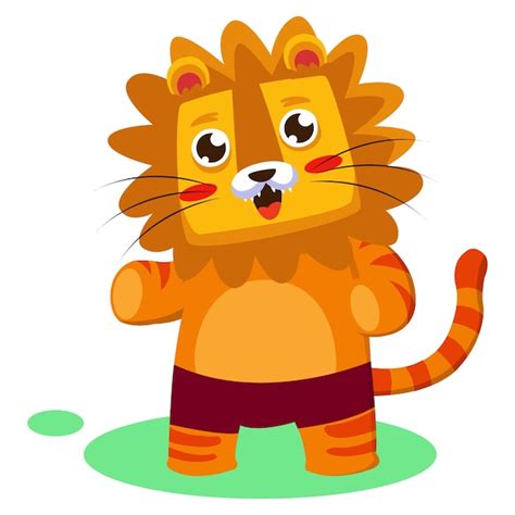Premium Vector Lion Colorful Vector