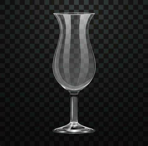 Realistic Empty Cocktail Glass 34089847 Vector Art At Vecteezy