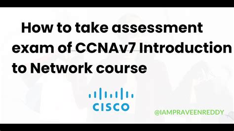 How To Take Assessment Exam Of CCNAv Introduction To Network Course YouTube