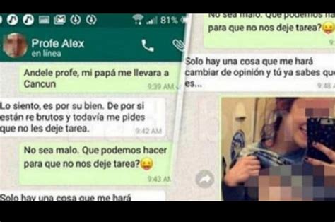 Para no dejarles tarea maestro les pedía fotos íntimas a sus alumnas