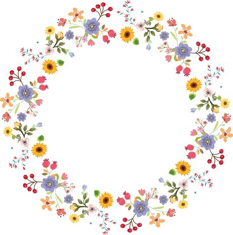 Premium Vector Decorative Floral Frame Design Element