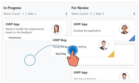 UWP Kanban Board Kanban Control Syncfusion