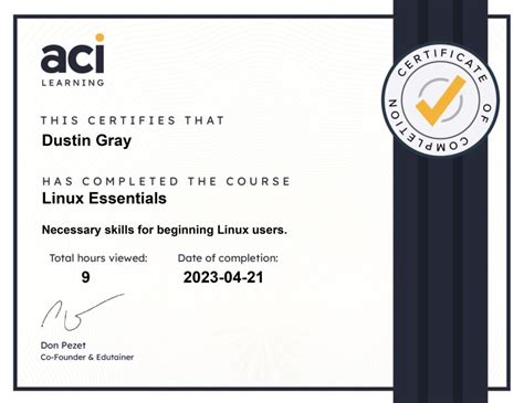 Dustin G On Linkedin Linux Linuxessentials Itprotv Acilearning 17 Comments