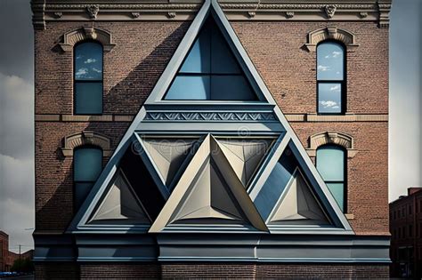 Triangular Facade Stock Illustration Illustration Of Residential 273119488