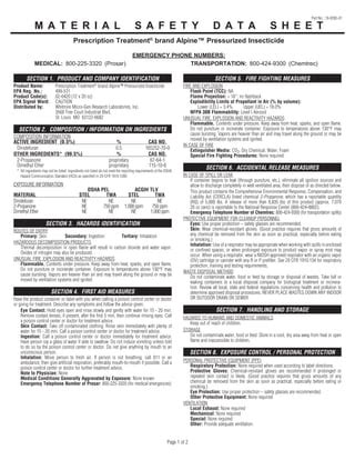 Material Safety Data Sheet PDF First Aid Injuries