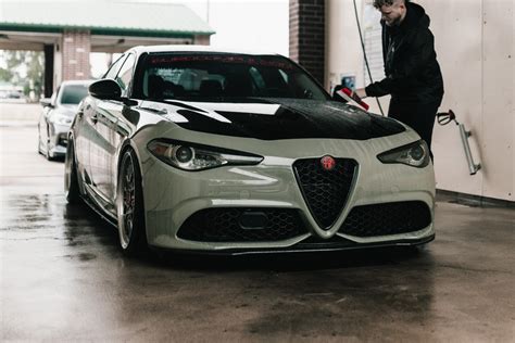 Carbon Fiber Full Front Lip Alfa Romeo Giulia 20l Eurocompulsion