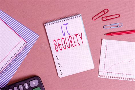 Handwriting Text Writing It Security Concept Meaning Protection Of Data Or Digital Asset