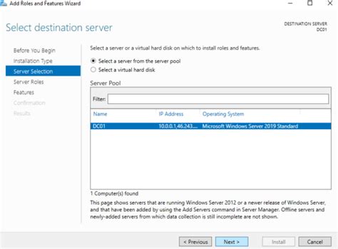 Установка домена Active Directory на Windows Server 2019 Serverspace By