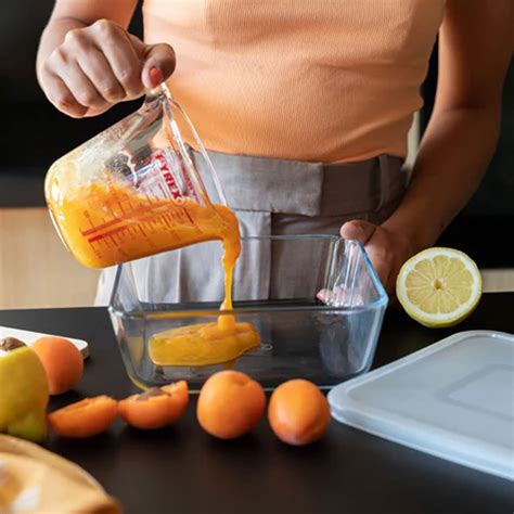 Pyrex Cook And Freeze Square Glass Dish With Lid 2 Litre Charlies