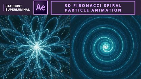 3d Fibonacci Spiral Particle Animation After Effects Tutorial