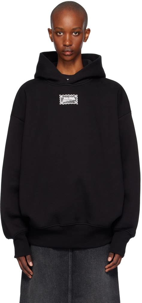 Jean Paul Gaultier Black Oversized Hoodie Jean Paul Gaultier