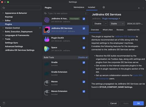 User Guide Explore Provisioned Configurations And Plugins Ide