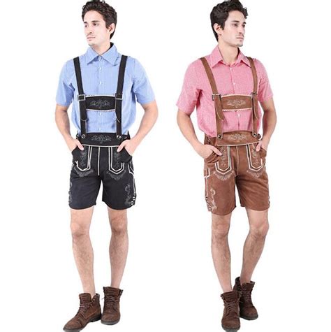 Allemand Hommes Oktoberfest Bière Costume Hommes Bavarois Carnaval