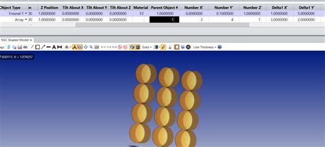 How To Design Fresnel Lens Array44 In Non Sequential Mode Zemax Community