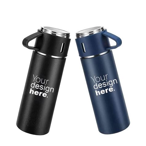 Custom Share Stainless Steel Flask Set Printing Merchlist