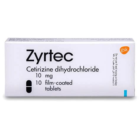 Zyrtec 10mg 10 Tab