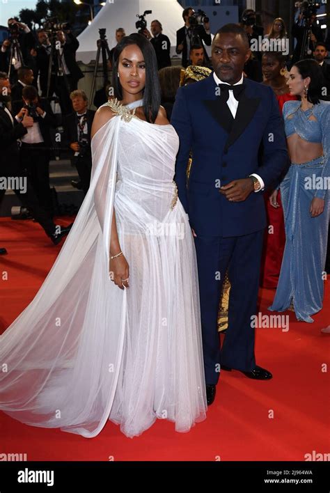 May 20th 2022 Cannes France Sabrina Dhowre Elba And Idris Elba