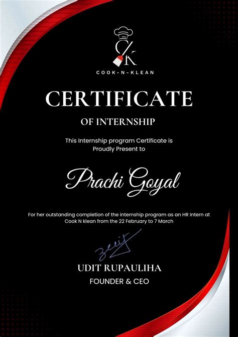 Prachi Goyal On Linkedin Cooknklean Internship Hrintern