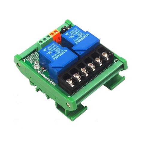 Modul relé 12V 30A High-Low - 2 kanál na DIN lištu | Vede.cz