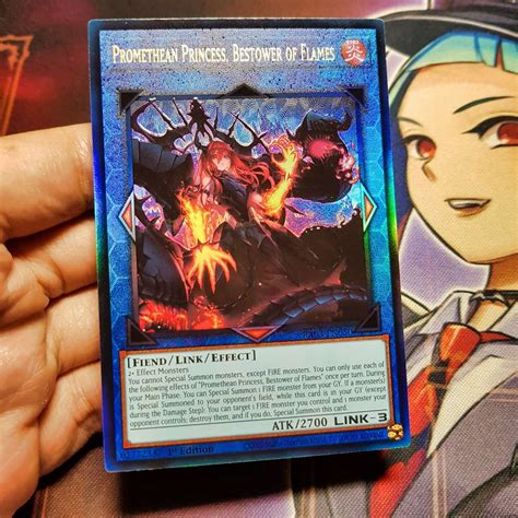 Thẻ Bài Yugioh Chính Hãng Promethean Princess Bestower Of Flames