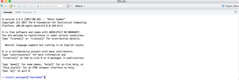 Getting Started With R Markdown