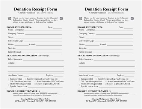Goodwill Donation Worksheet Db Excel