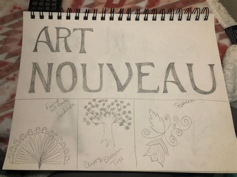 Art Nouveau Book Cover On Behance