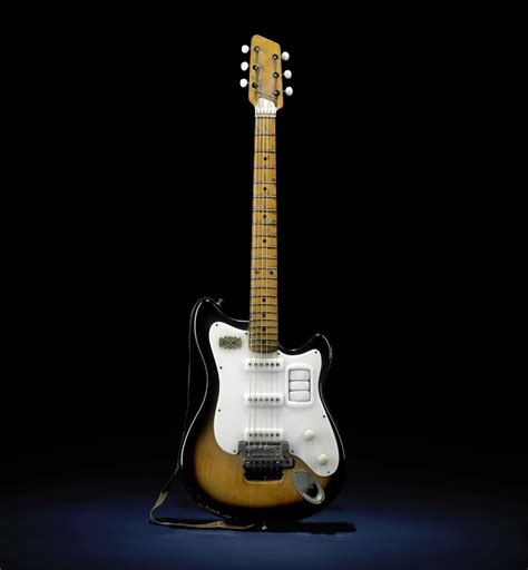 Seven Decades To Play George Harrisons Futurama Guitar At 43 Off
