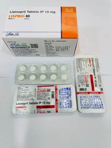 Lispro 10mg Tab At ₹ 110strip Zestril In Nagpur Id 2857469665633