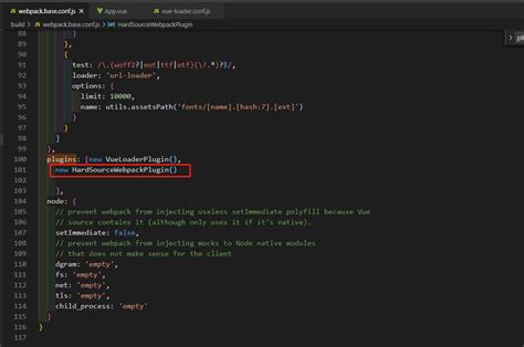 vue项目webpack编译缓存cache loader 简单粗暴的代码搬运工 博客园