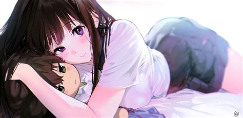 Chitanda Eru And Oreki Houtarou Hyouka Drawn By Mery Yangmalgage