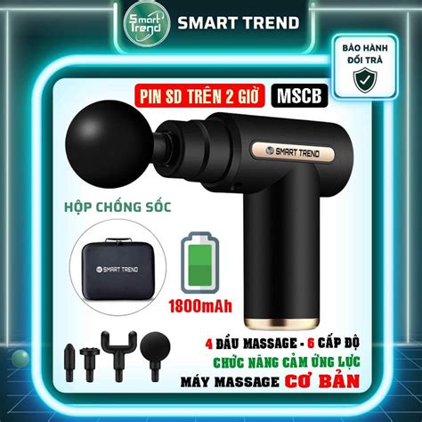 Máy Massage Cầm Tay Mini Đấm Lưng Mát Xa Cổ Vai Gáy 4 Đầu 6 Chế Độ
